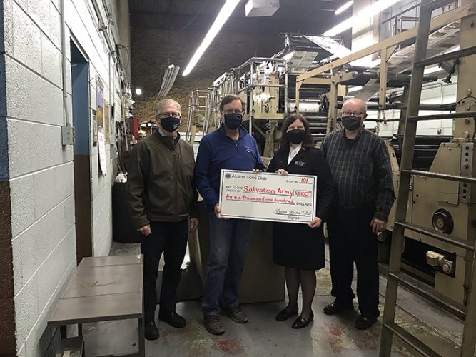 Lions raise $3,100 for Salvation Army | News, Sports, Jobs - The Alpena ...